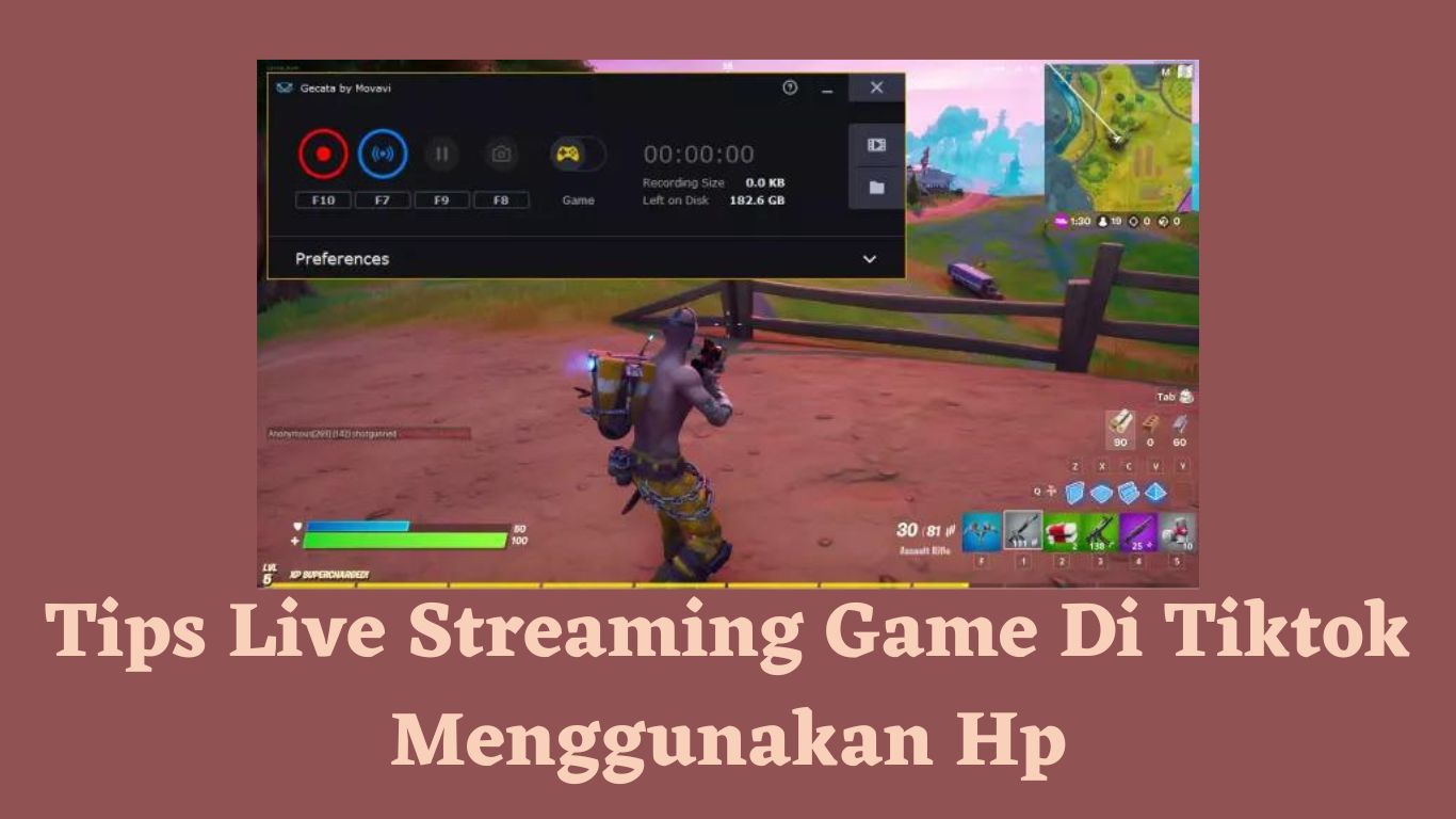 Tips Live Streaming Game Di Tiktok Menggunakan Hp Tekno And Kripto